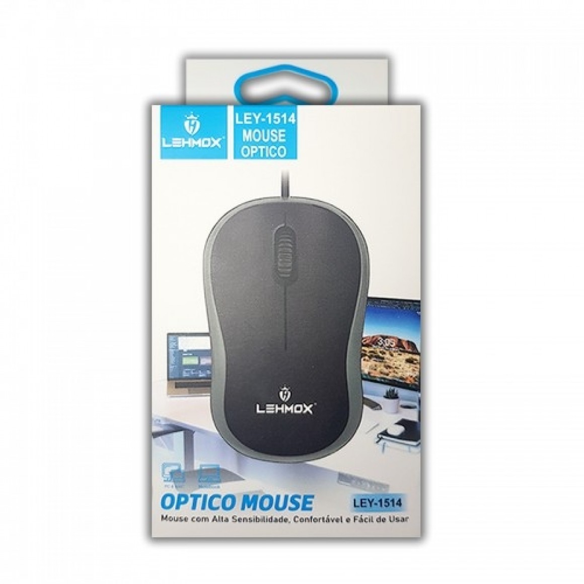 MOUSE OPTICO USB LEHMOX LEY-1514