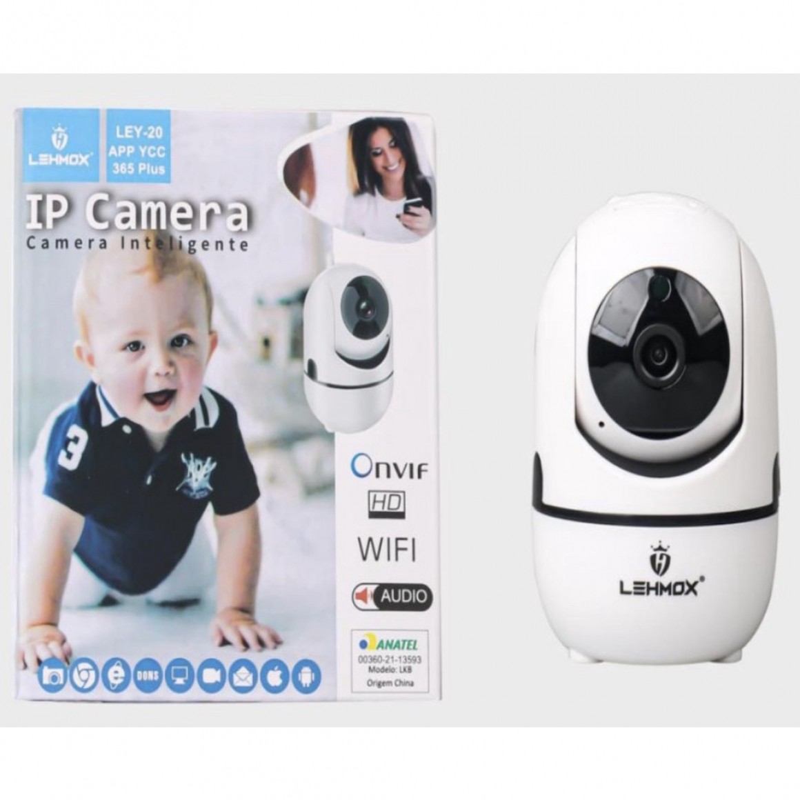 IP CAMERA INTELIGENTE 365 PLUS LEHMOX LEY-20